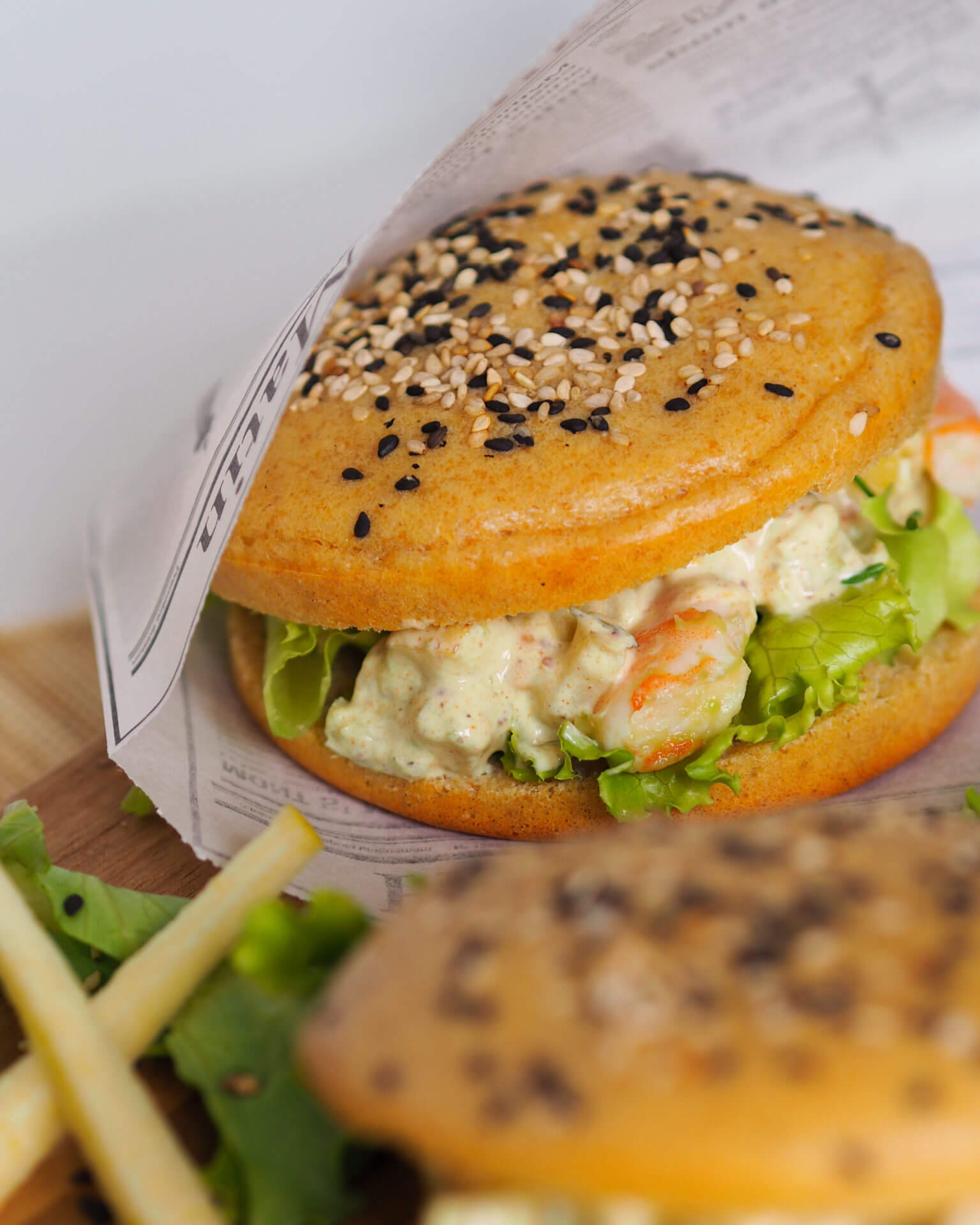 Sandwich aux crevettes ⋆ Les Ptits grains de Lisette