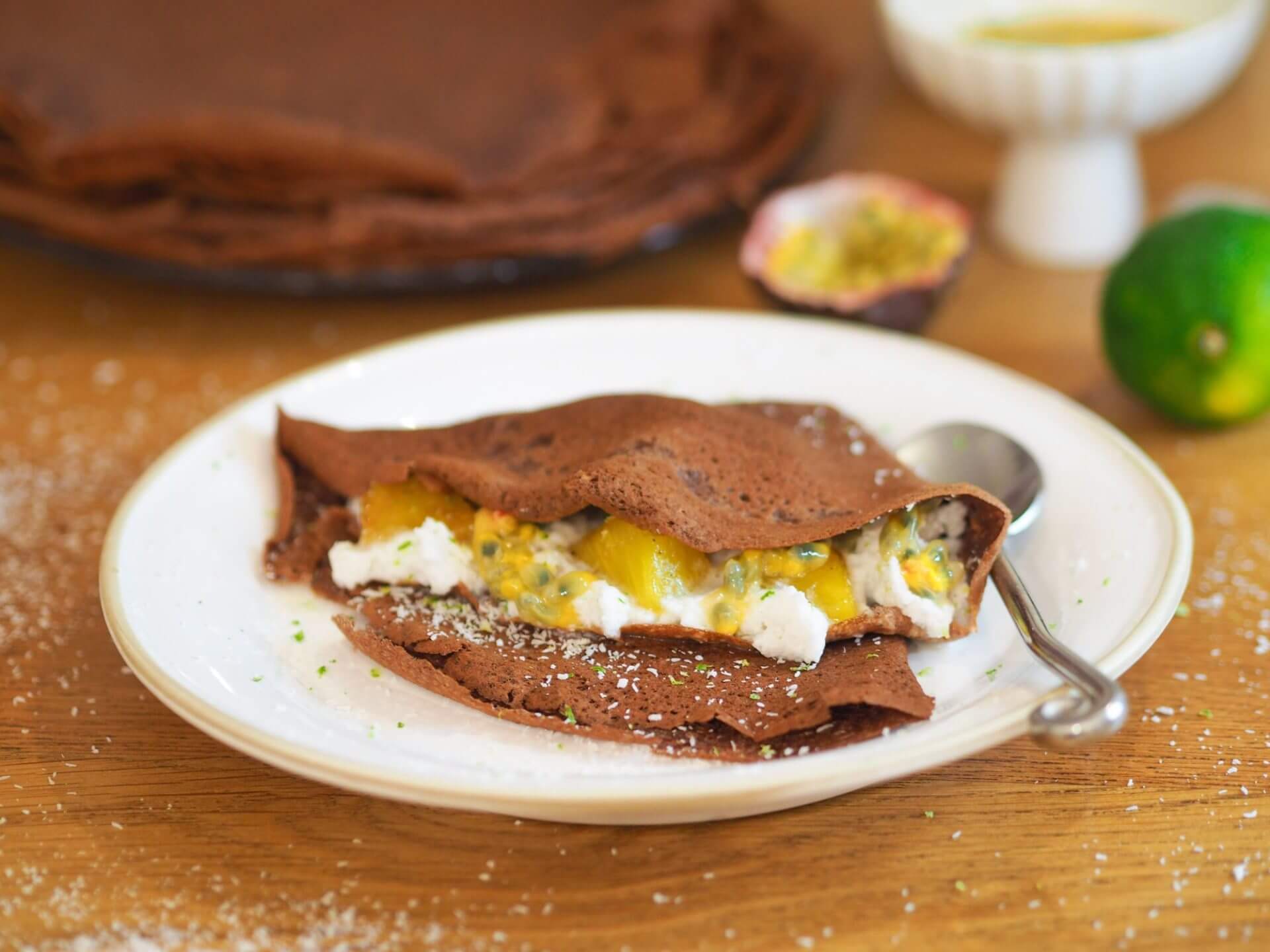 Crêpes au chocolat ⋆ Les Ptits grains de Lisette